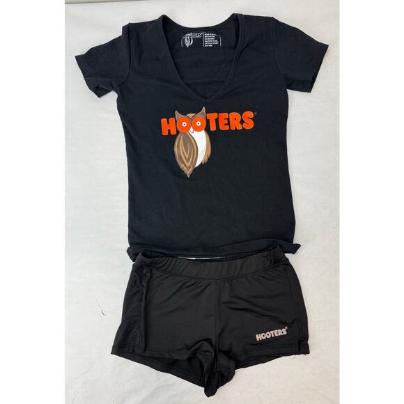 Hooters | Shorts | Hooters Uniform Authentic Black Shorts Sexy Owl ...